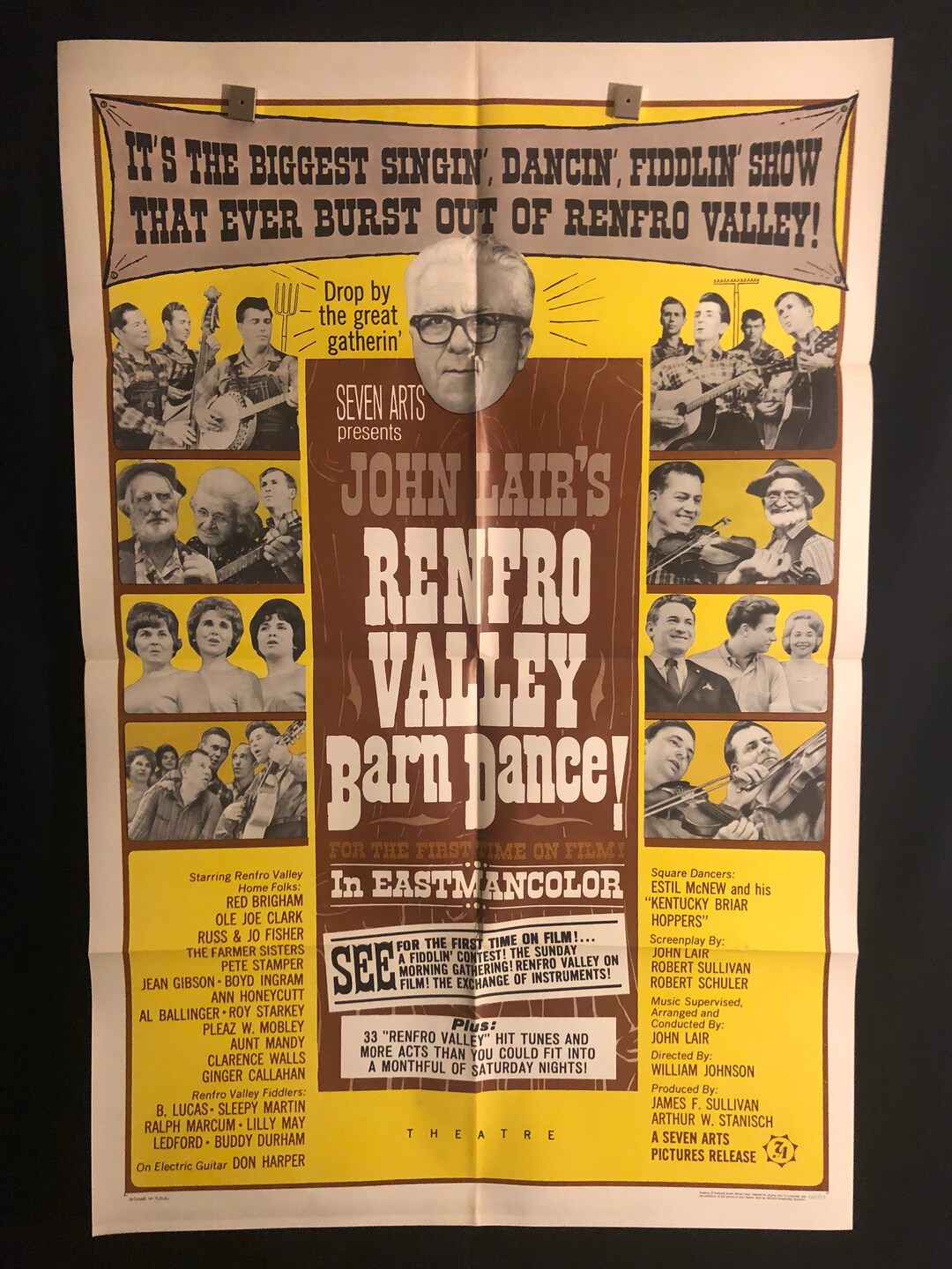 Original 1966 Renfro Valley Barn Dance One Sheet Movie Poster, Country ...
