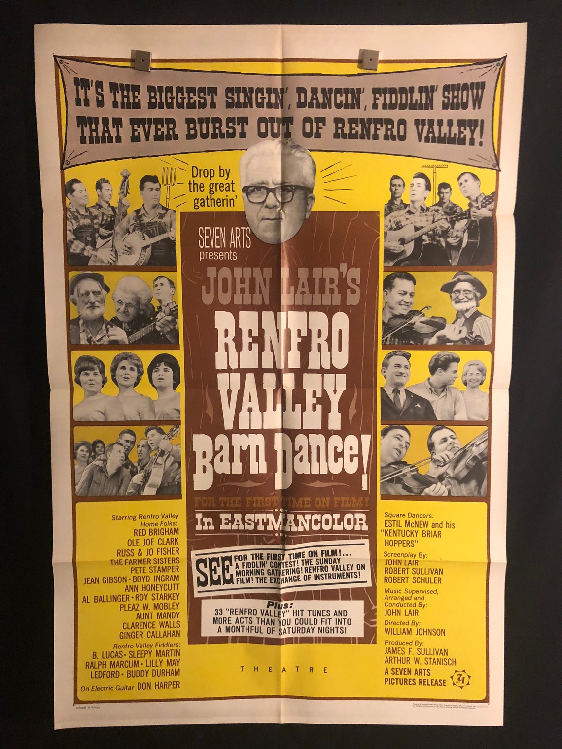 Original 1966 Renfro Valley Barn Dance One Sheet Movie Poster, Country ...