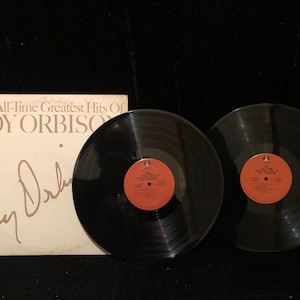 Original 1972 Roy Orbison the All Time Greatest Hits 2 LP Vinyl Record ...