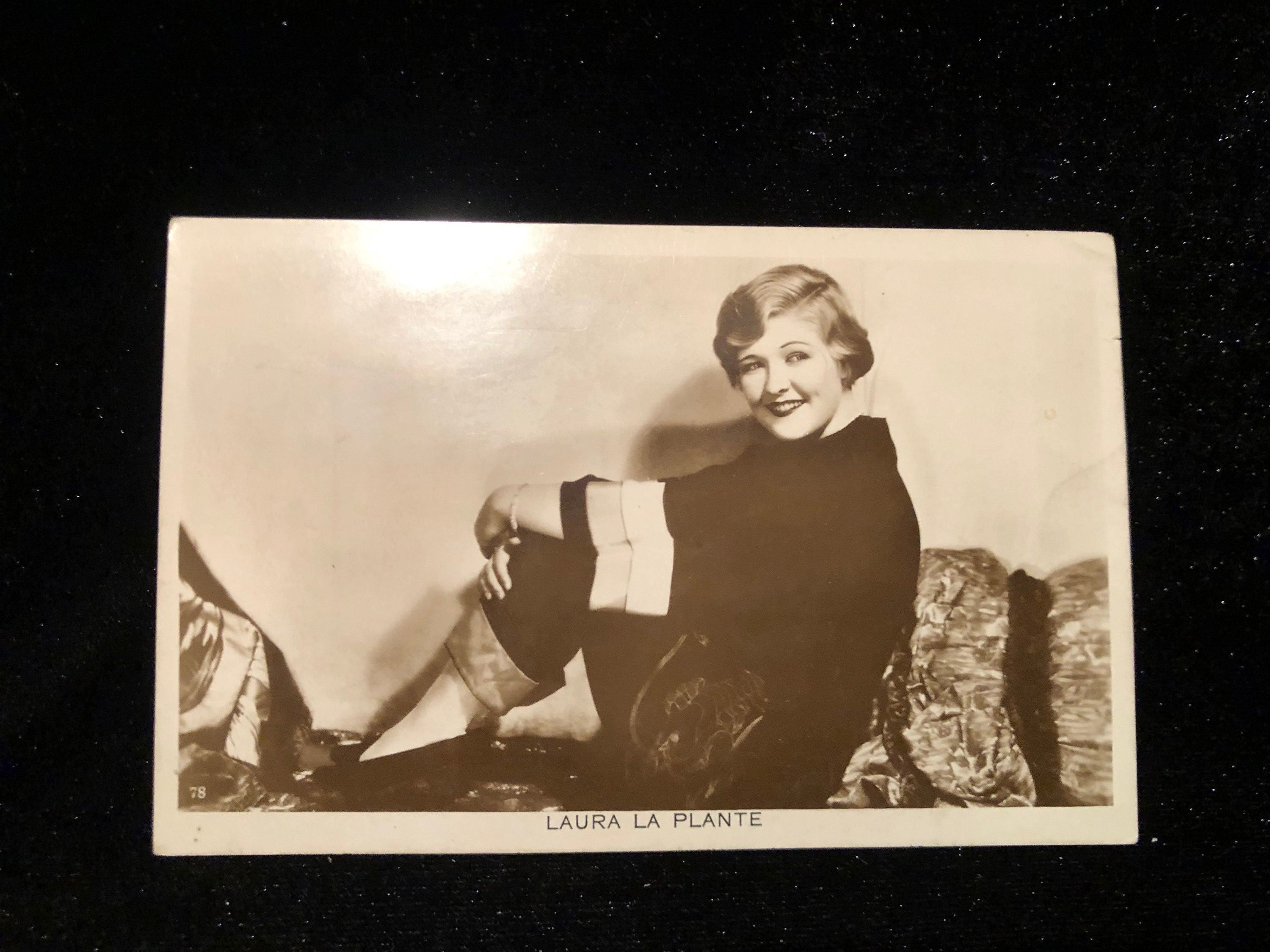 Original 1920s Laura La Plante Vintage Postcard Photo Photograph Silent ...