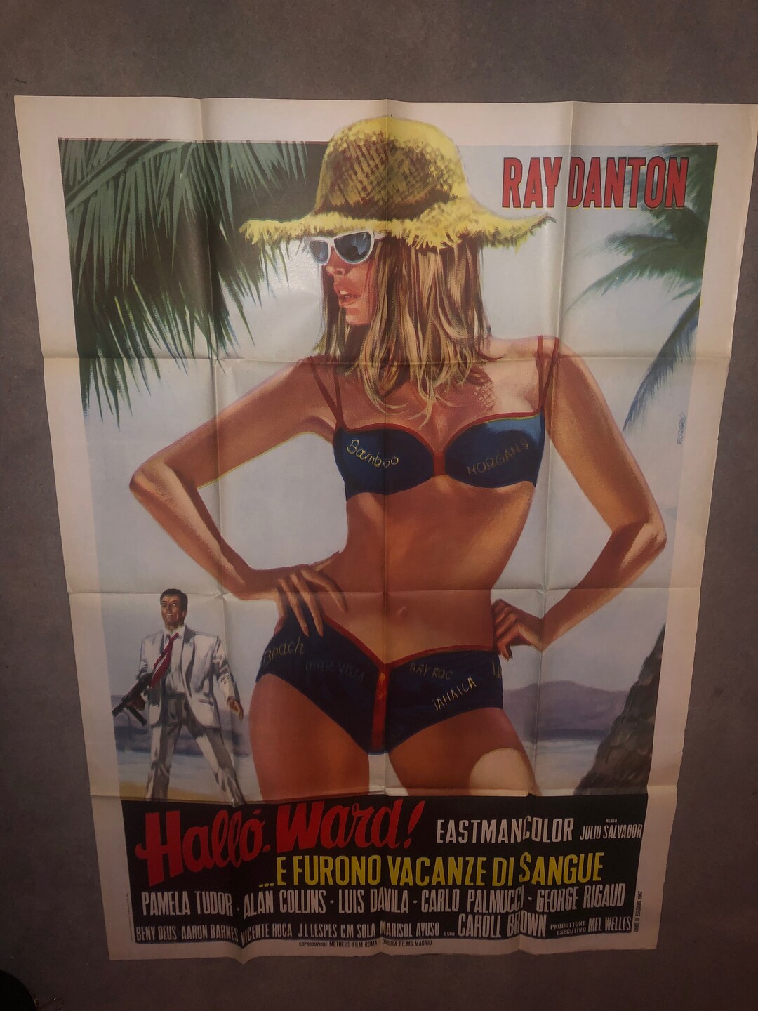 Original 1968 Hello Glen Ward House Dick Italian 1P Movie Poster, Sexploitation, Pin Up, Bad ...