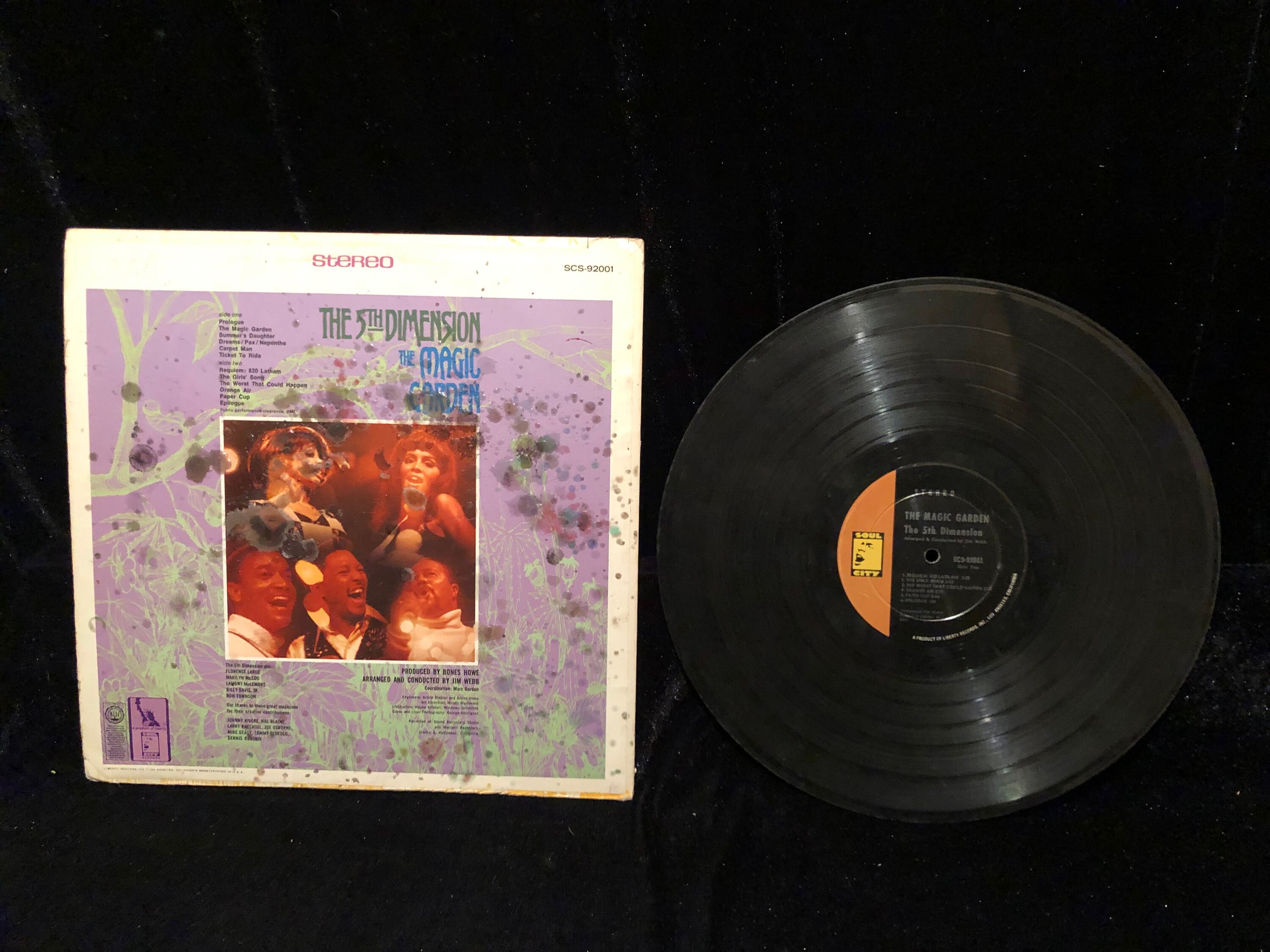 Original 1967 the 5th Dimension the Magic Garden LP Vinyl Record Album ...