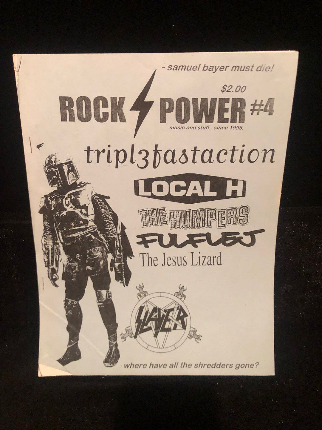 Original 1996 Rock Power #4 Chicago Zine Magazine Cult Classic Local H ...