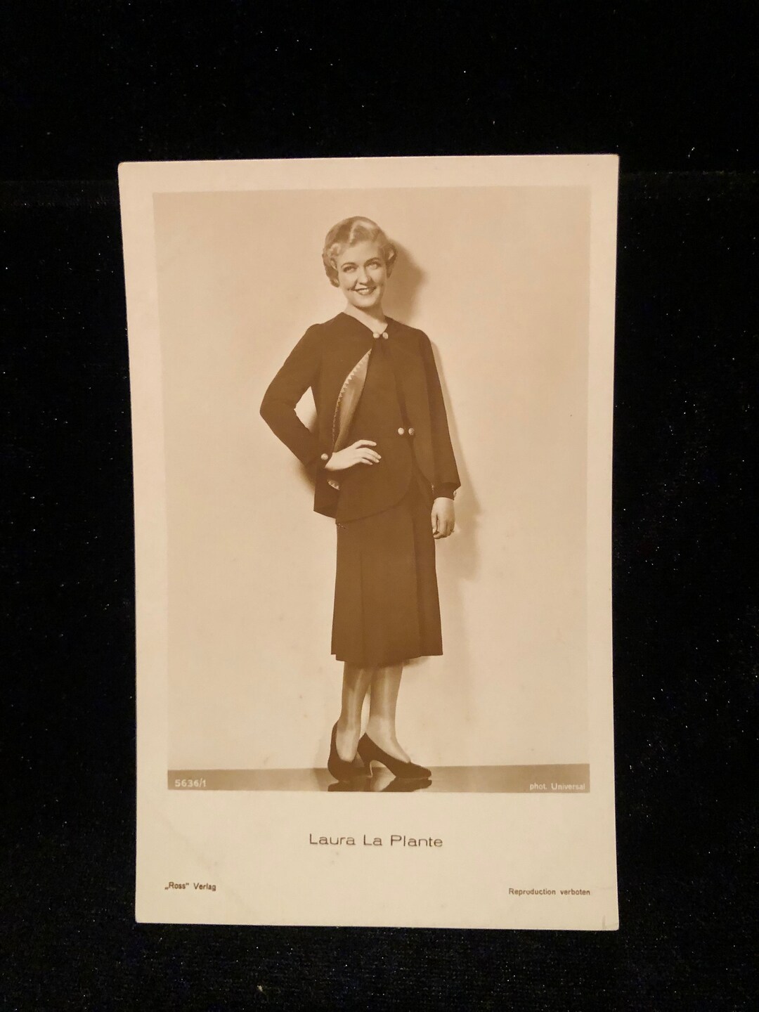 Original 1920s Laura La Plante Vintage Postcard Photo Photograph Silent ...