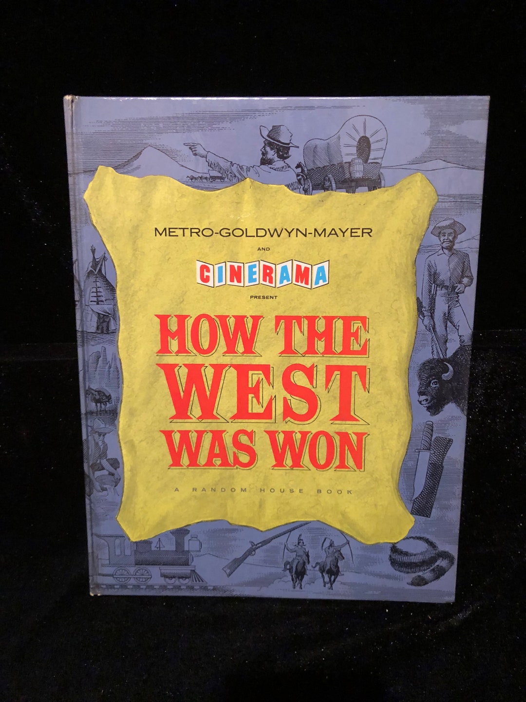 Original 1964 How the West Was Won Movie Hardcover Program Book Henry ...