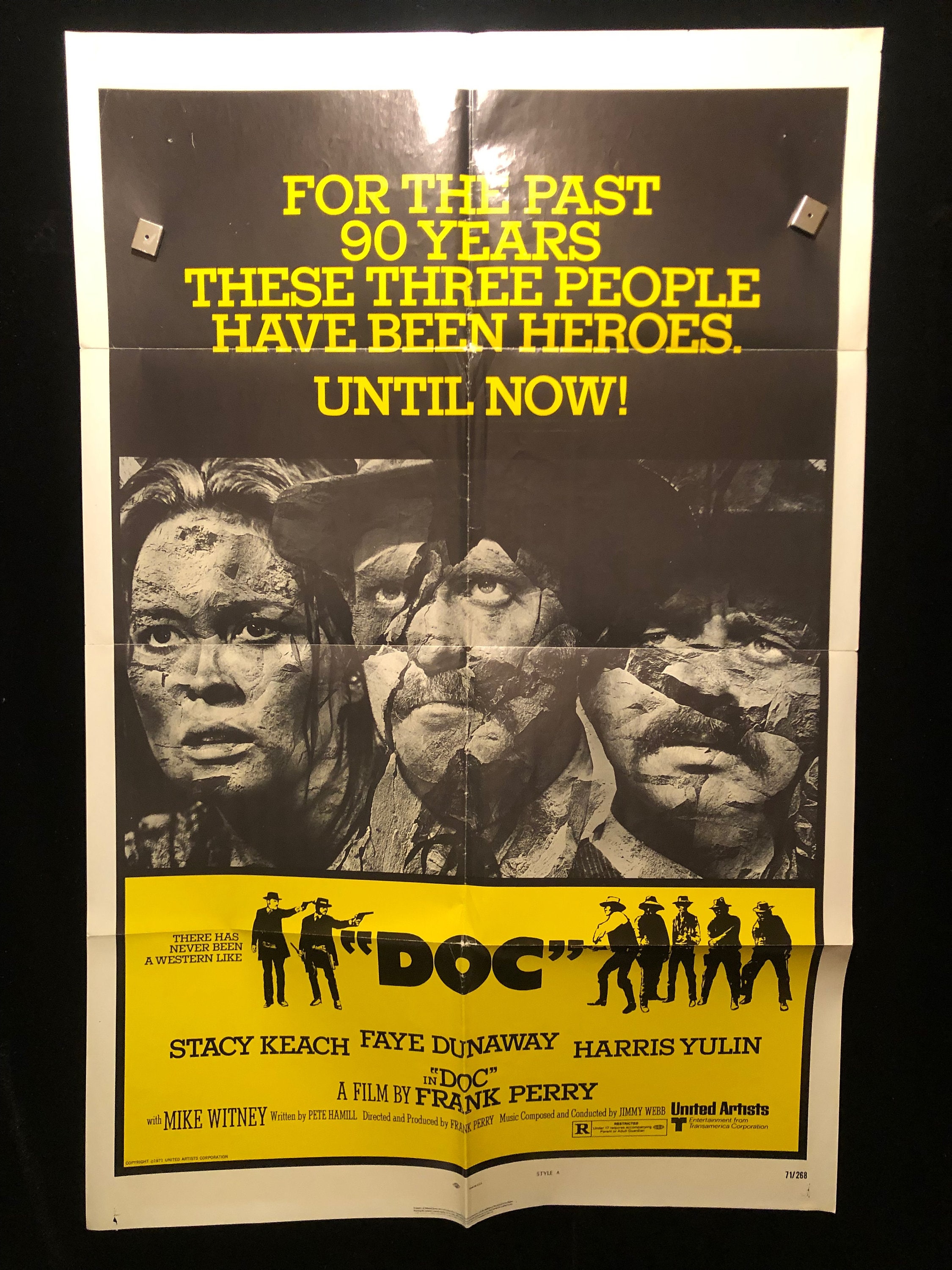 Original 1971 Doc Holliday One Sheet Movie Poster Faye - Etsy España