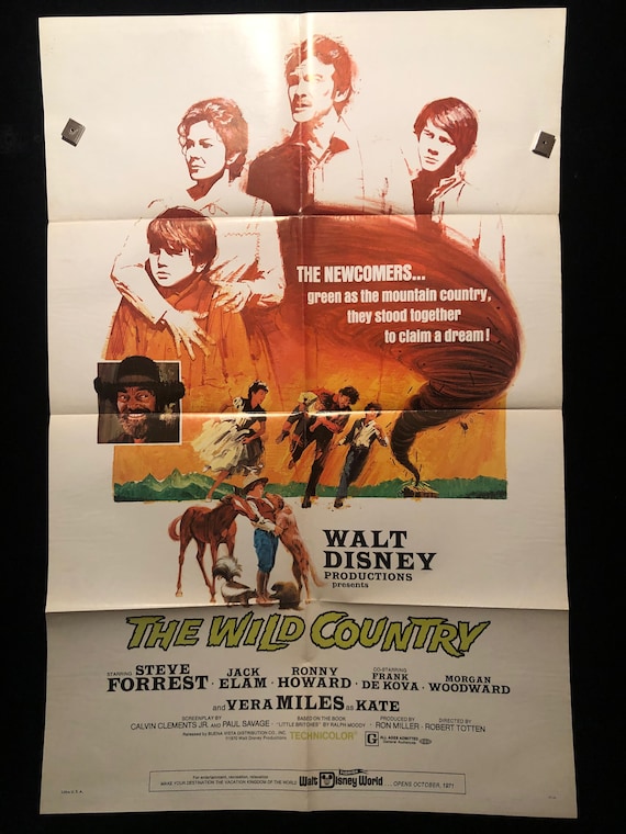 Original 1970 Wild Country One Sheet Movie Poster Walt - Etsy