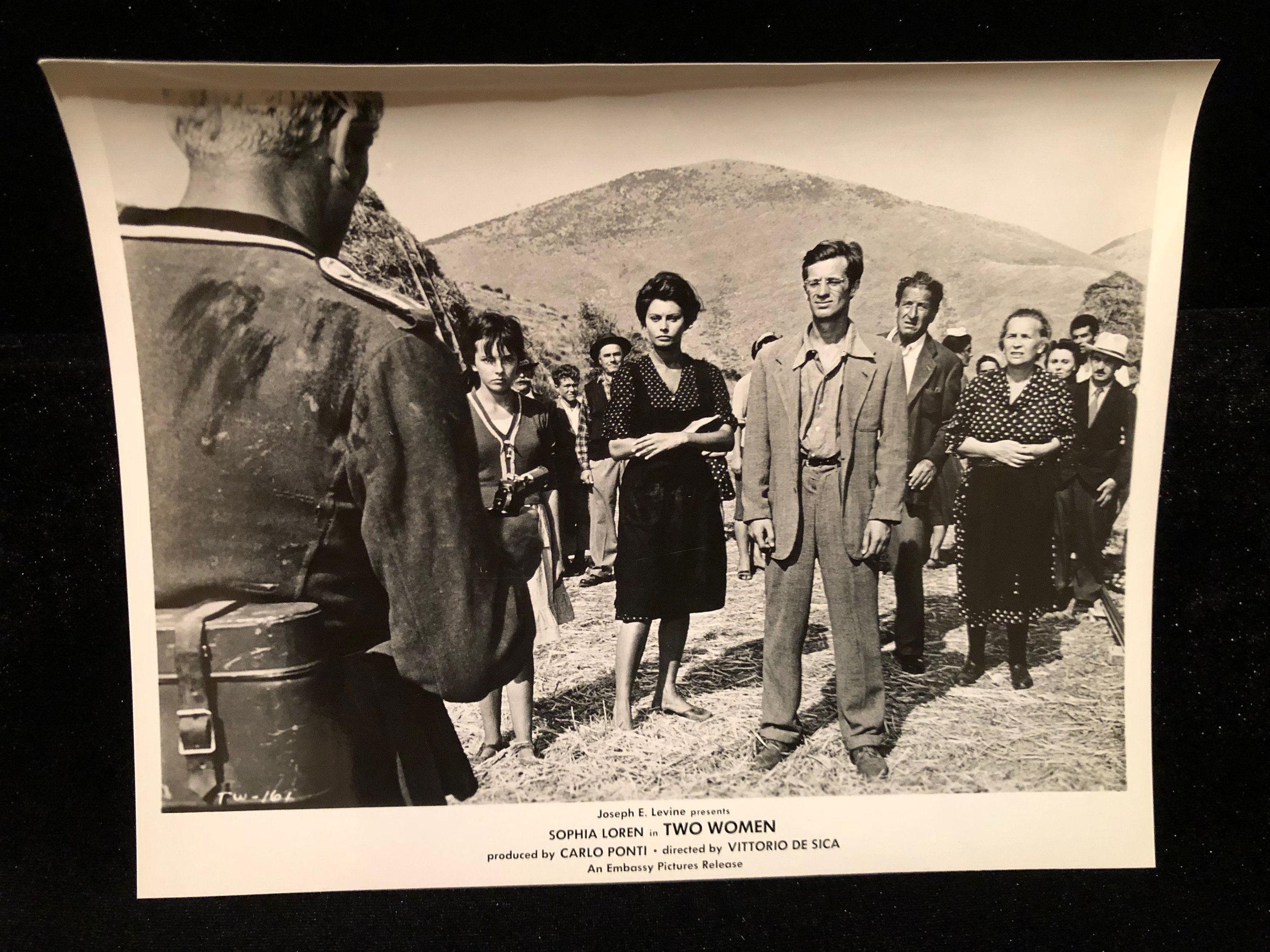 Original 1961 Two Women 8x10 Press Movie Black & White Photo Candid ...