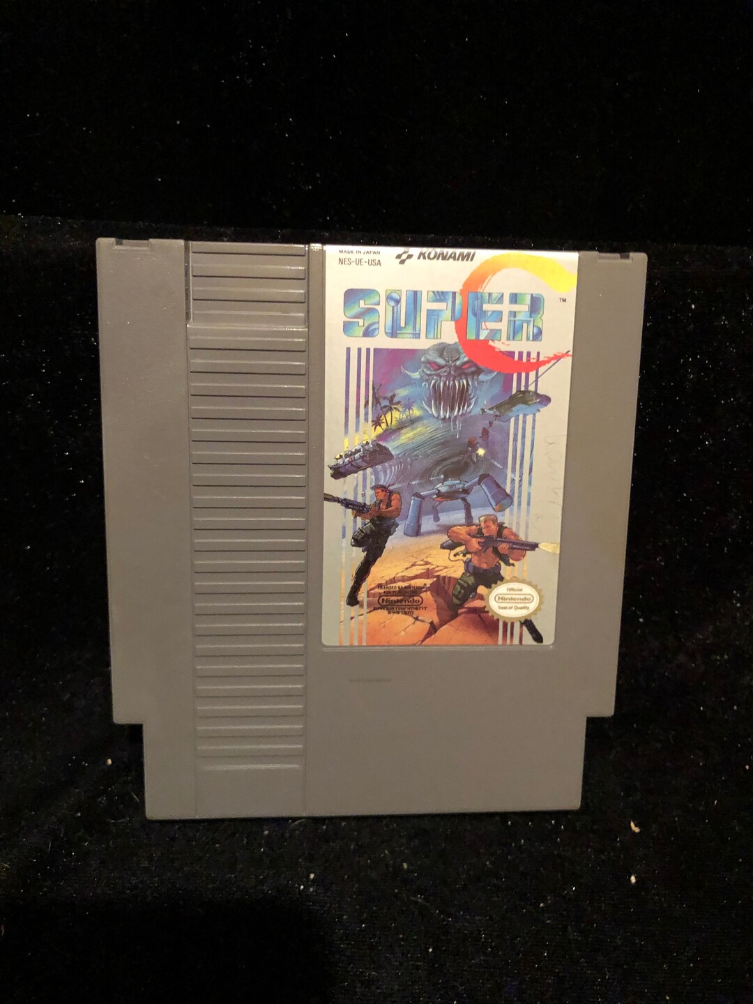 Original 1990 Super C NES Video Game nintendo Entertainment System ...
