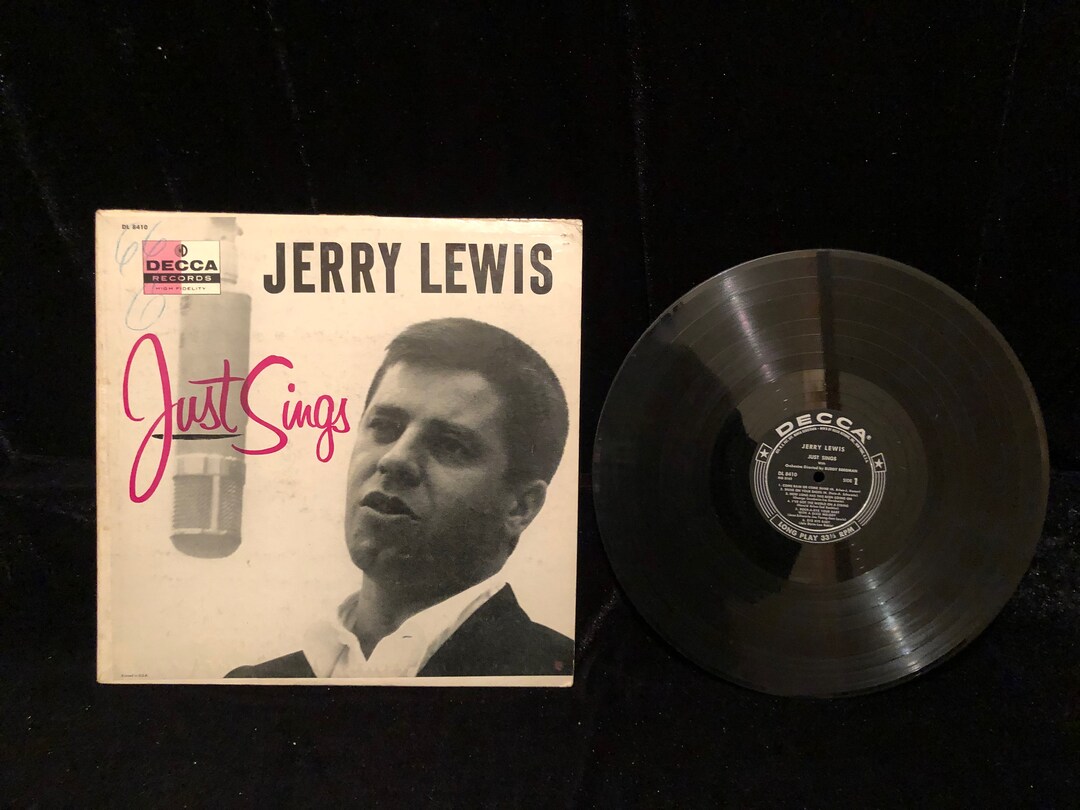 Original 1957 Jerry Lewis Just Sings LP Vinyl Record Decca DL8410 - Etsy