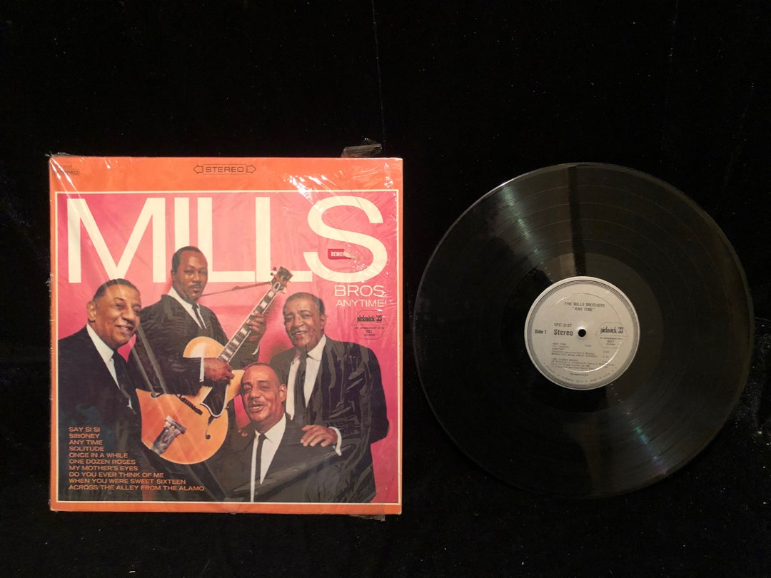 Original 1967 the Mills Bros Anytime Vinyl Record LP Album SPC3107 ...