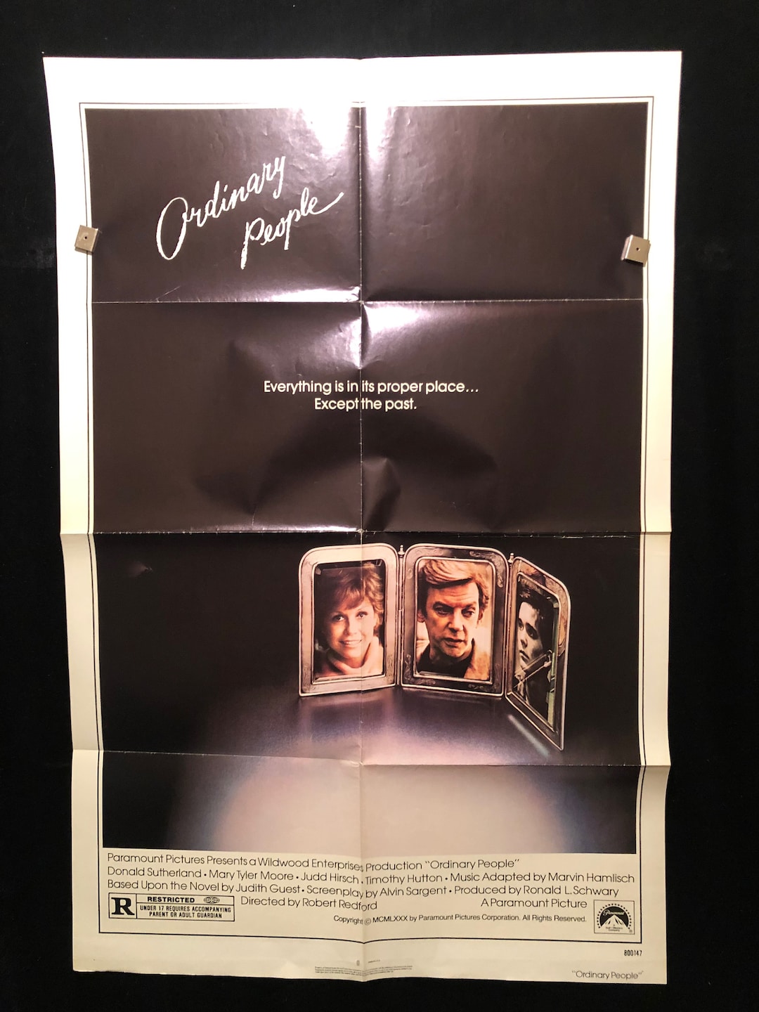 Original 1980 Ordinary People One Sheet Movie Poster Robert Redford ...