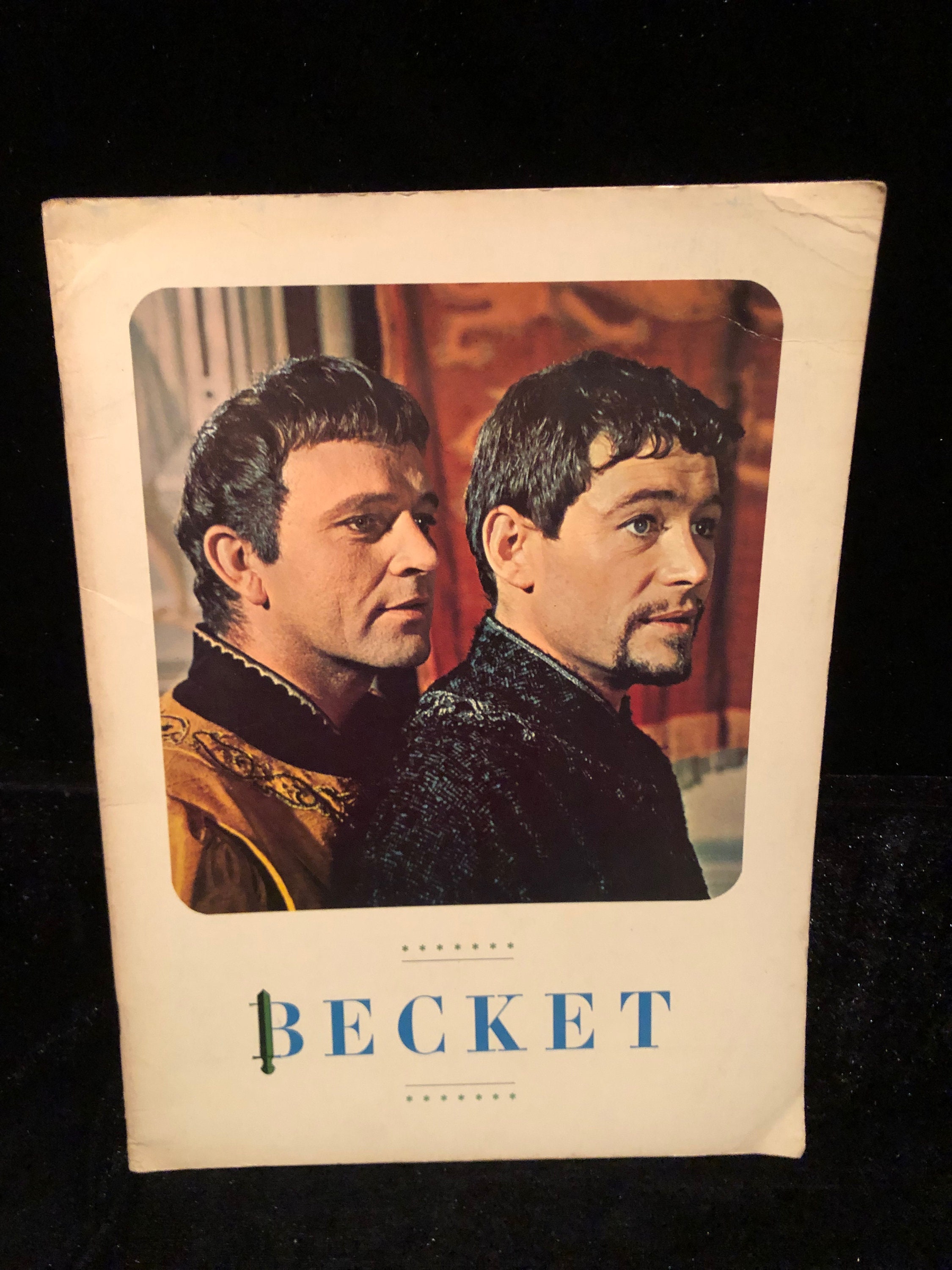 Original 1964 Becket Movie Program Richard Burton Peter O'toole - Etsy
