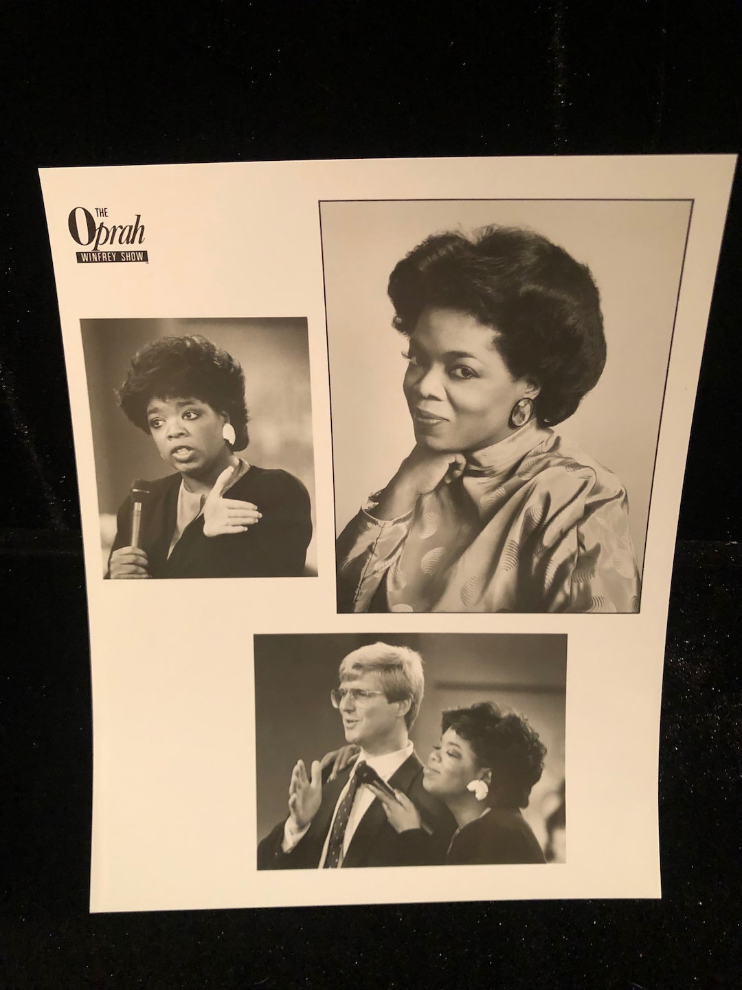 Original 1986 Oprah Winfrey Show TV Show ABC 8x10 Promo Photo ...