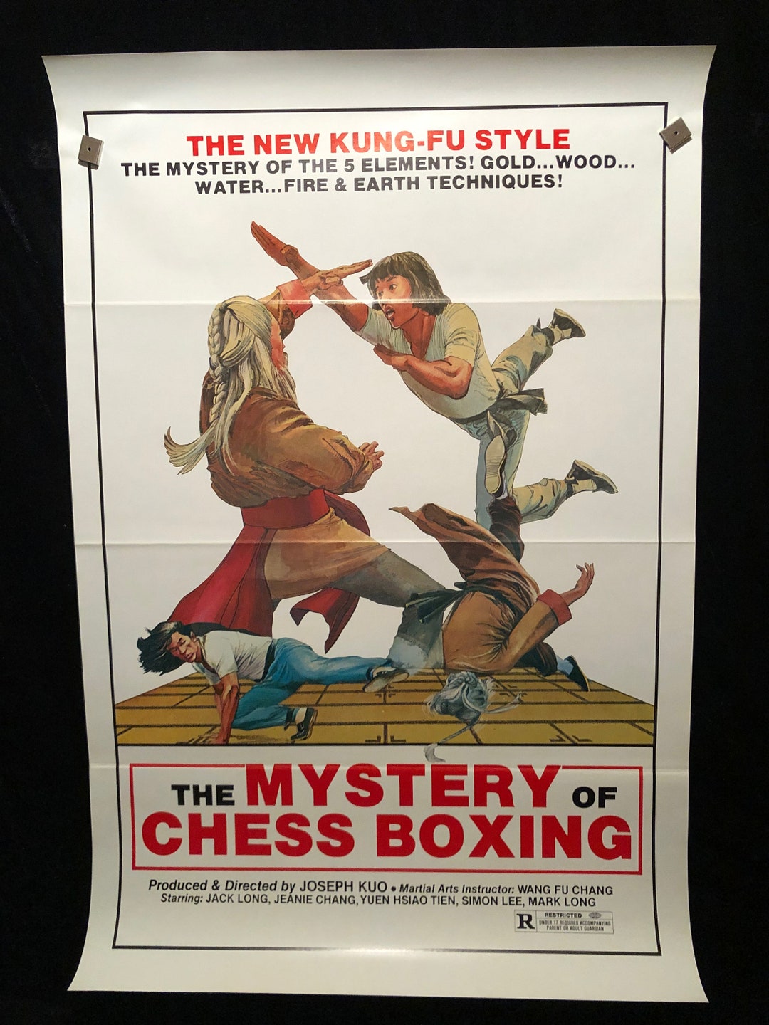 Original 1979 the Mystery of Chess Boxing One Sheet Movie - Etsy