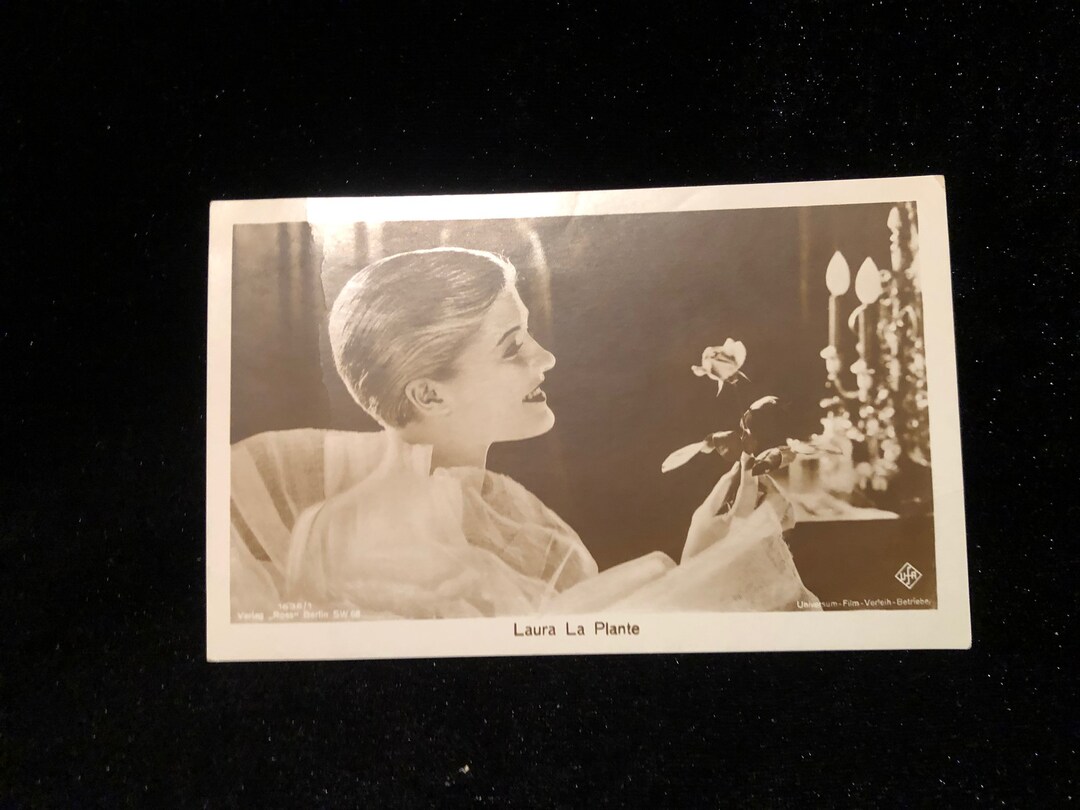 Original 1920s Laura La Plante Vintage Postcard Photo Photograph Silent ...