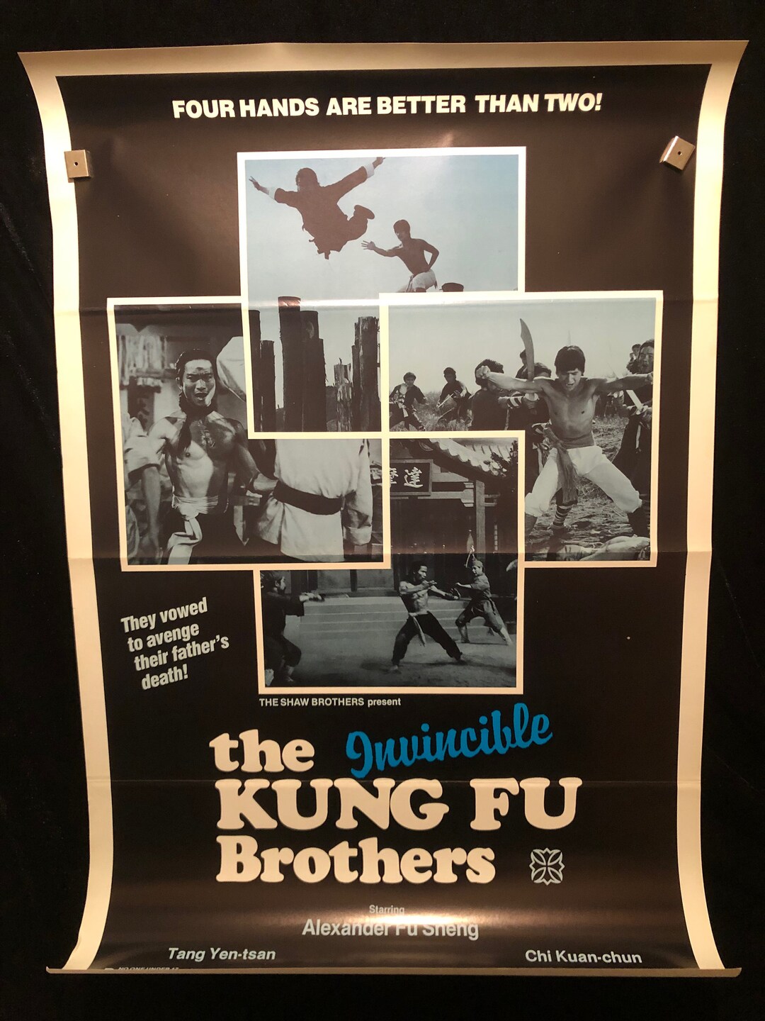 Original 1976 the Invincible Kung Fu Brothers One Sheet Movie Poster ...