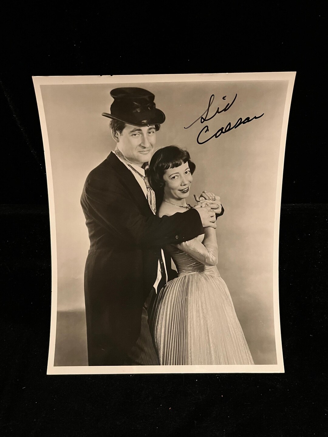 Original 1970s Sid Caesar Signed Autographed 8x10 Black and White ...