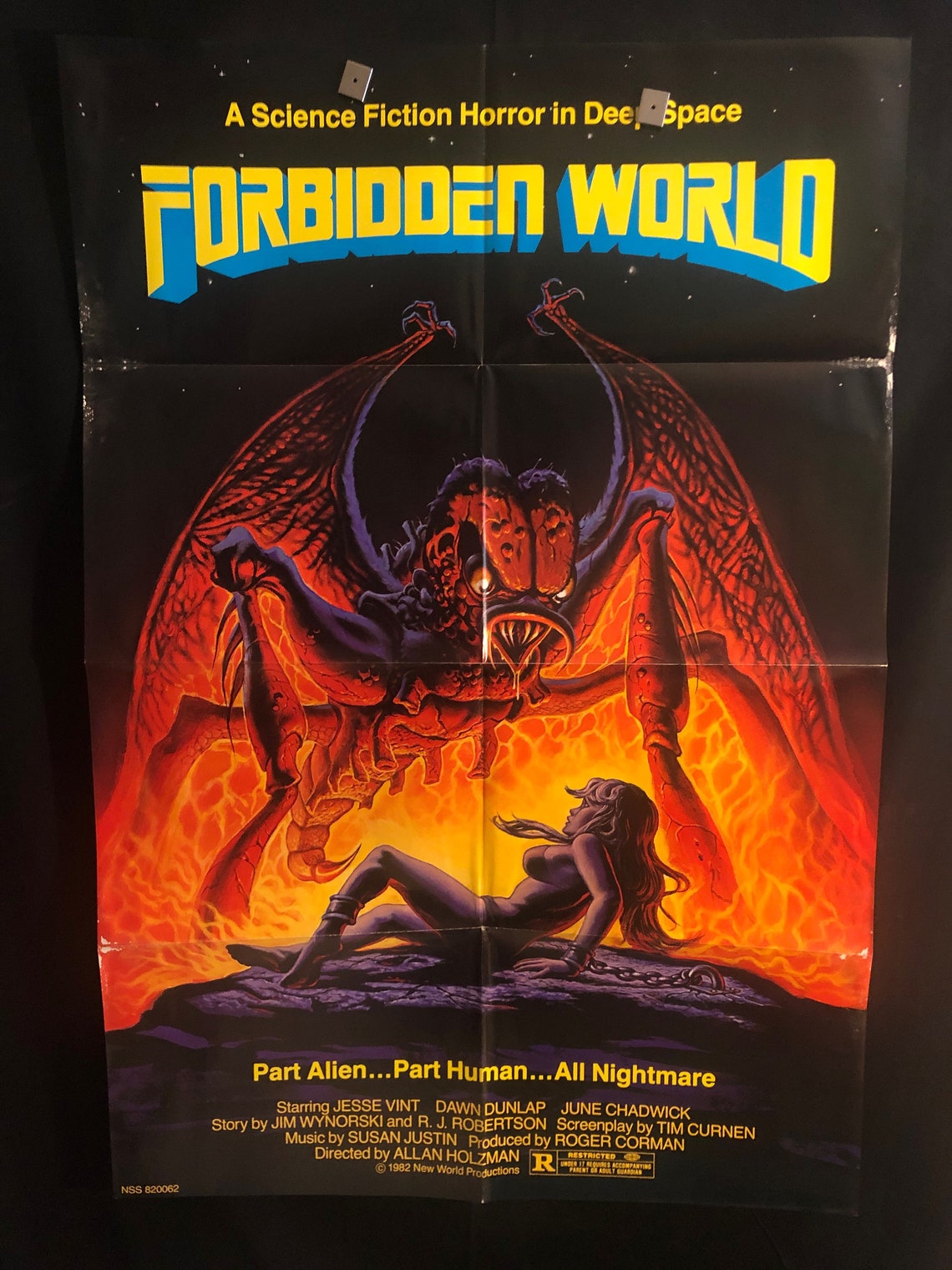 Original 1982 Forbidden World One Sheet Movie Poster Sci Fi | Etsy
