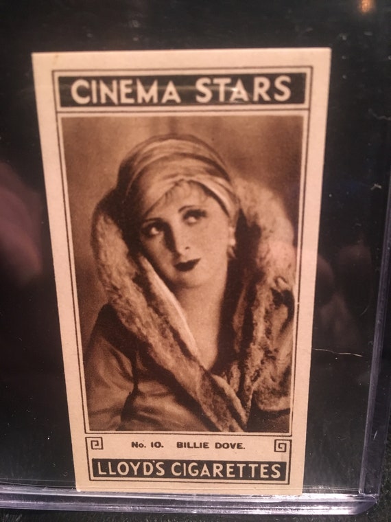 Original 1932 Billie Dove Lloyd's Cigarette Card Warner | Etsy
