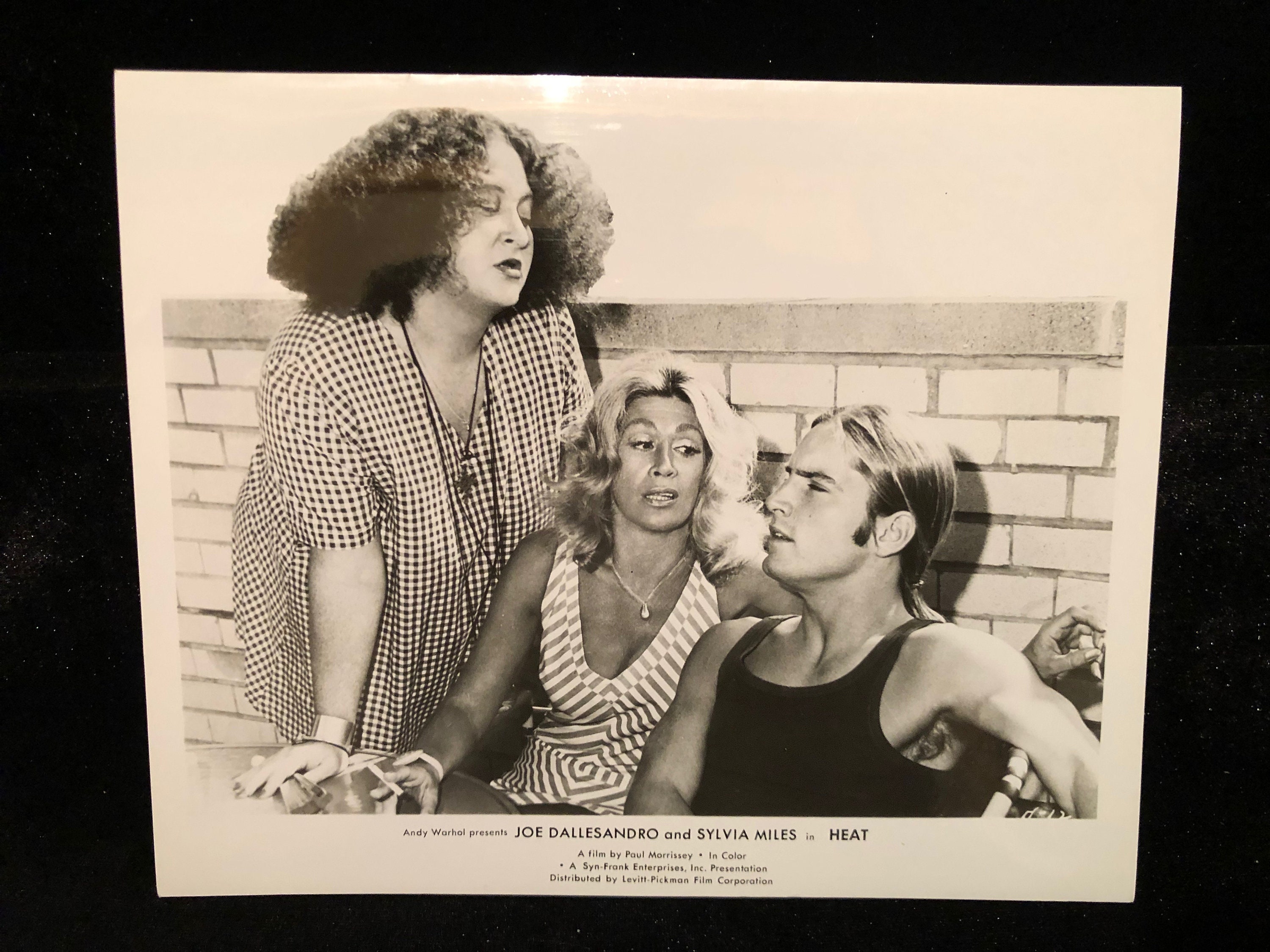 Original 1972 Original Andy Warhol Heat 8x10 Movie Black & White Photo ...