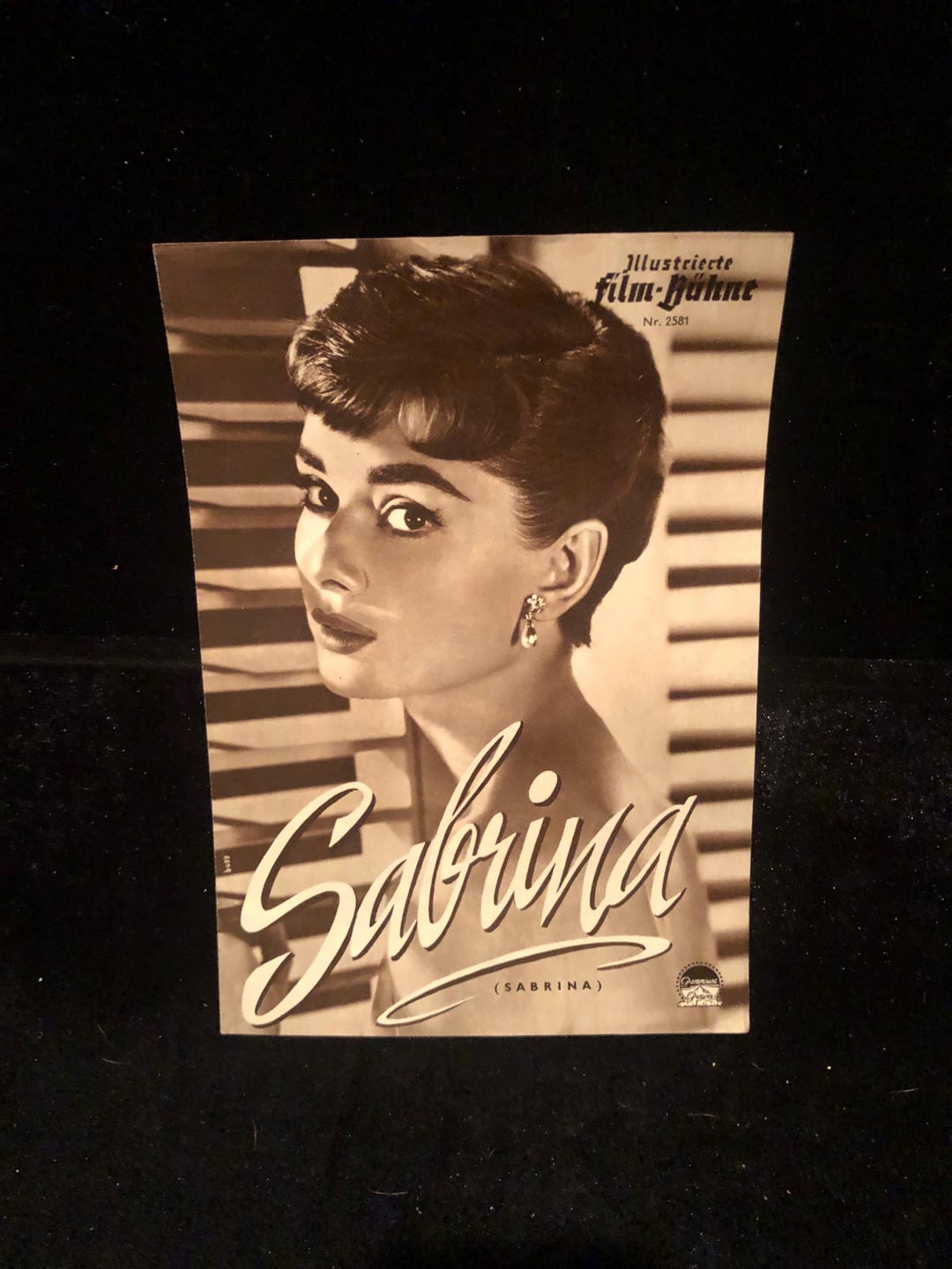 Original Sabrina 1954 German Movie Poster Program Audrey Hepburn ...