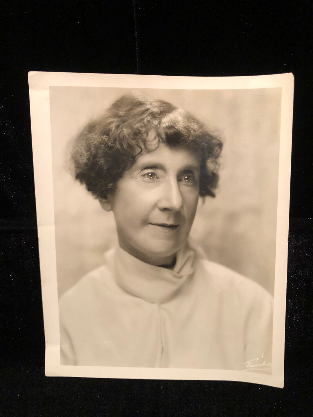 Original 1927 Cat & the Canary Flora Finch 8x10 Candid Black and White ...