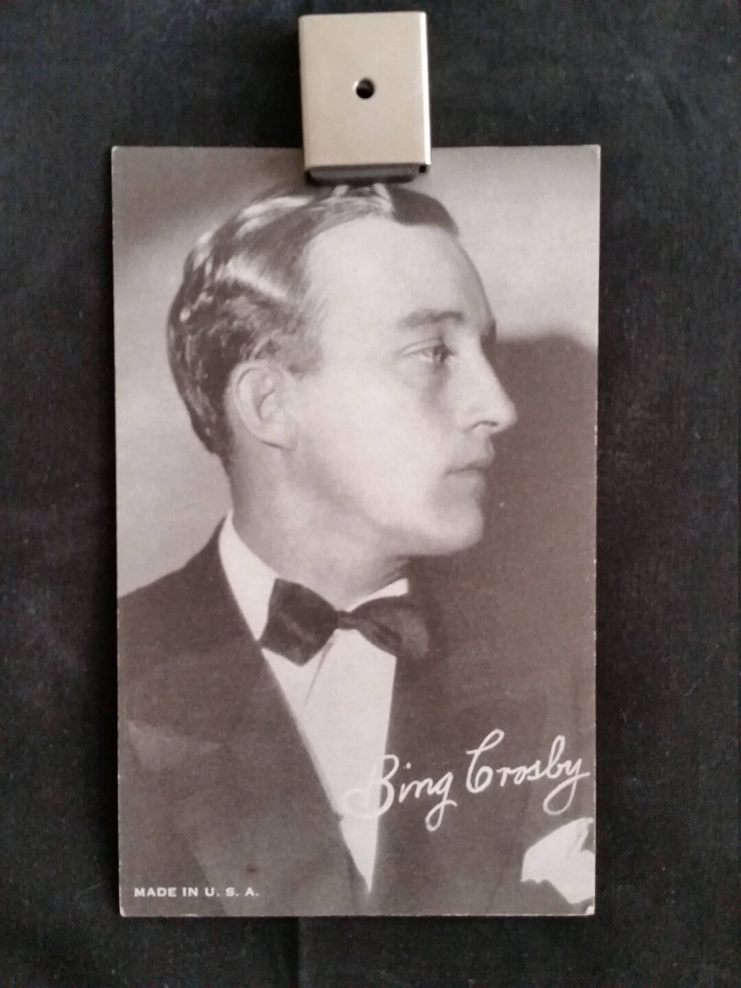 Original 1930s Bing Crosby Movie Fan Club Photo Photograph 3x5 ...