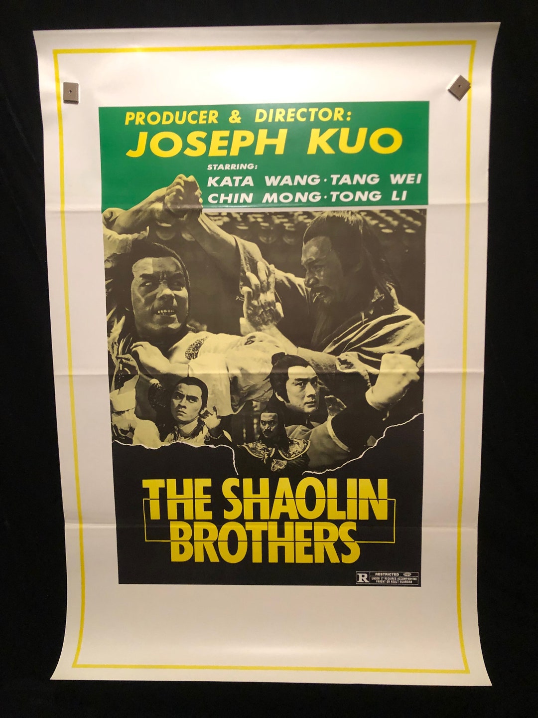Original 1977 the Shaolin Brothers One Sheet Movie Poster, Karate, Kung ...