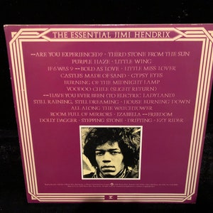 Original 1978 the Essential Jimi Hendrix 2 LP Vinyl Record Album ...