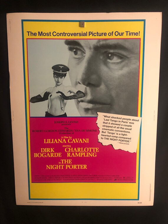 Original 1974 the Night Porter 30x40 Movie Poster Dirk | Etsy