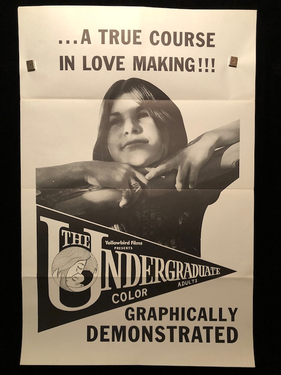 Original 1971 The Undergraduate One Sheet Movie Poster | Etsy
