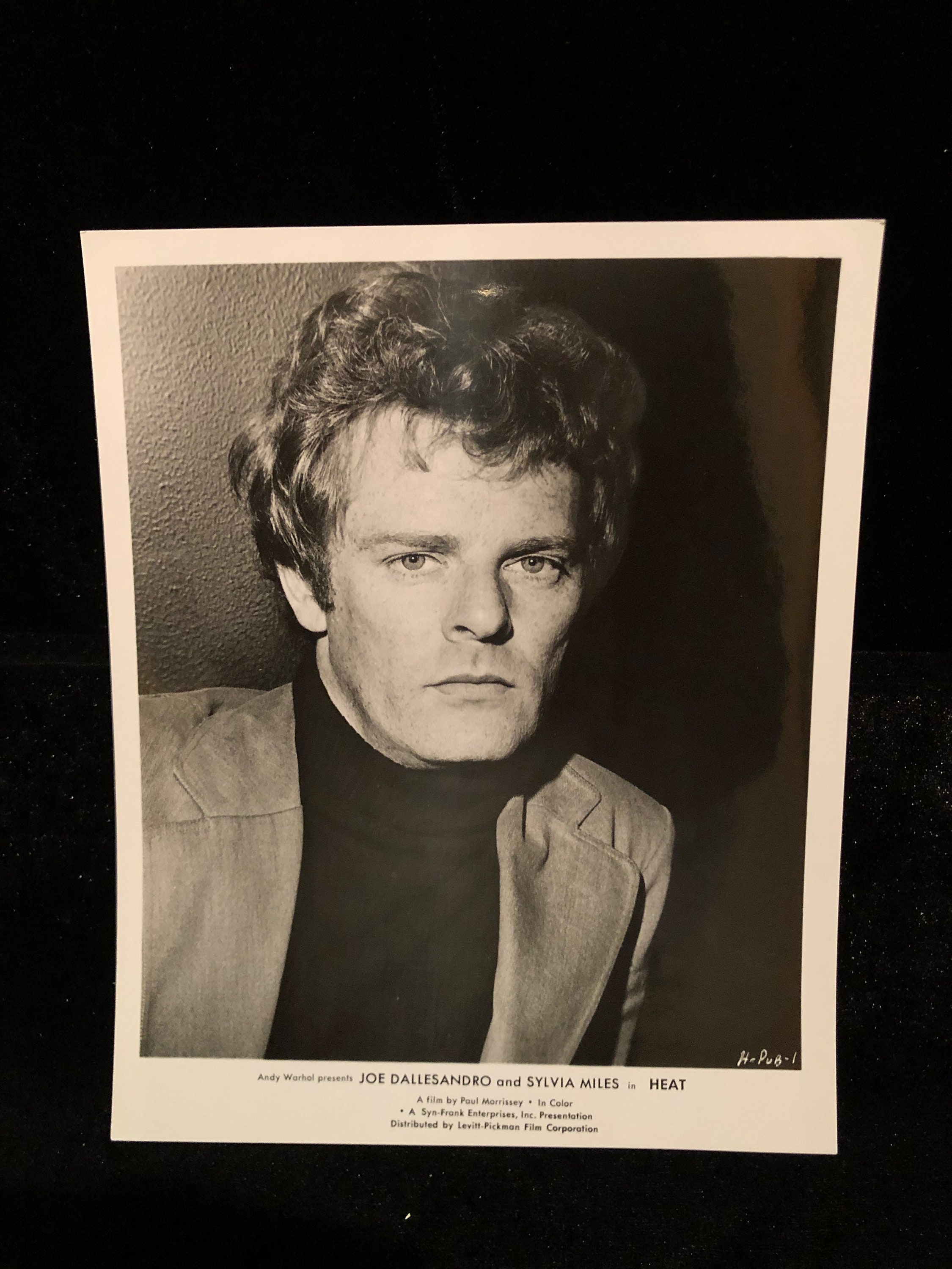 Original 1972 Original Andy Warhol Heat 8x10 Movie Black & White Photo ...