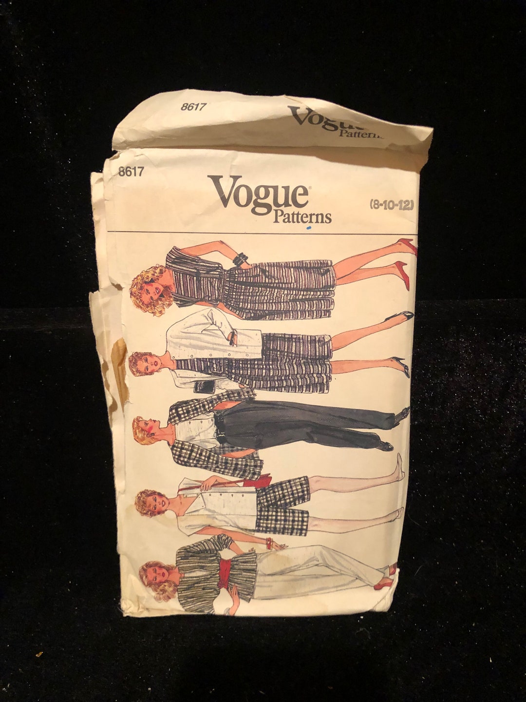 Original Vogue 1970s Vintage Sewing Pattern 8617 Women SZ 8-10-12 ...