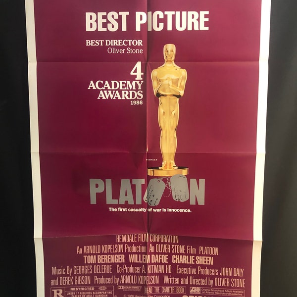 Platoon Movie Poster - Etsy