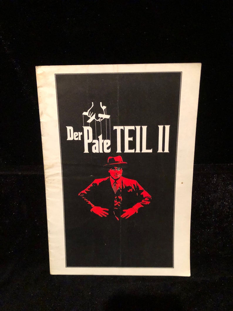 Original 1974 the Godfather Part 2 Austrian Movie Program Pressbook Al ...