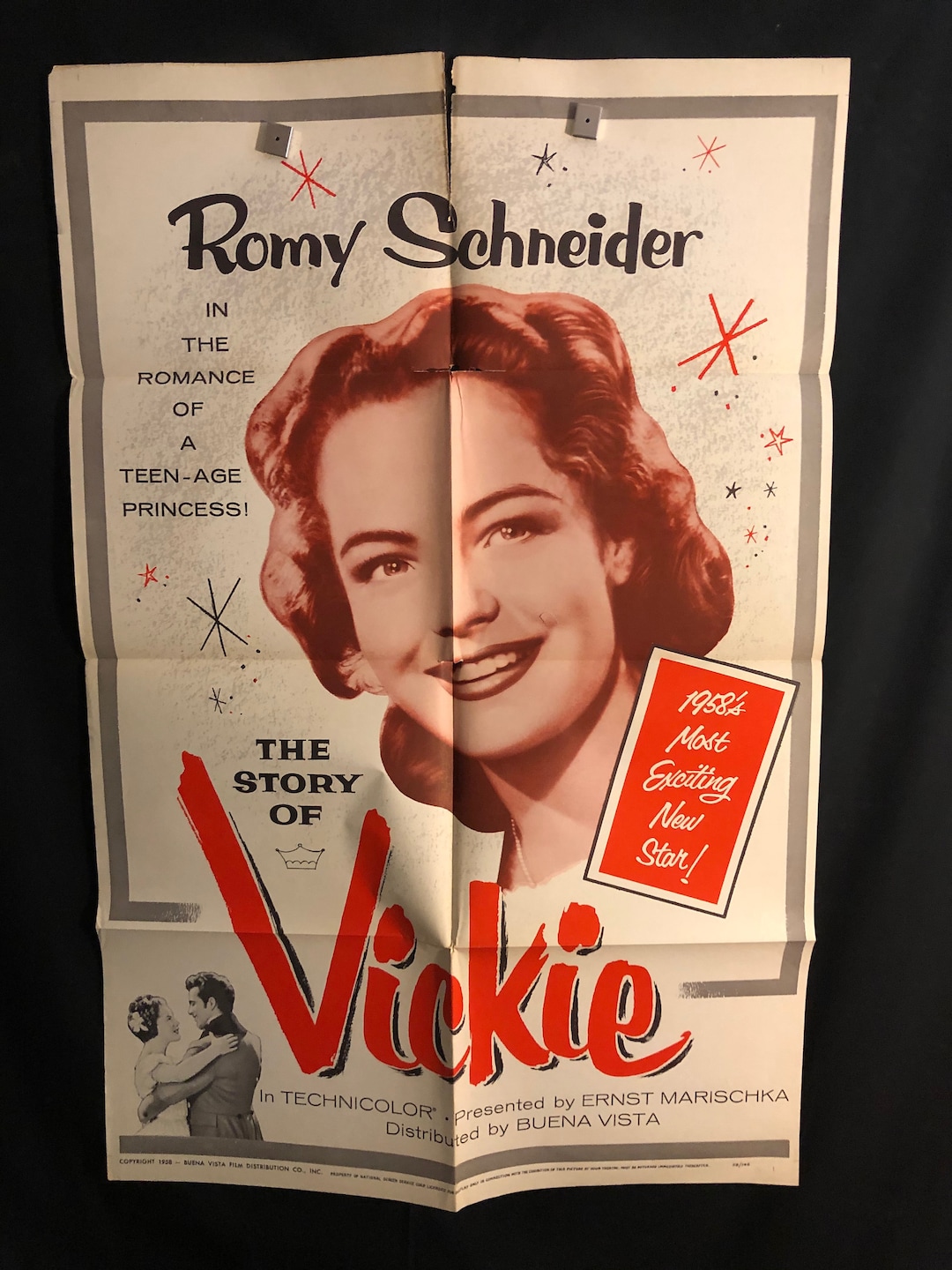 Original 1958 The Story Of Vickie One Sheet Movie Poster Romy Schneider ...