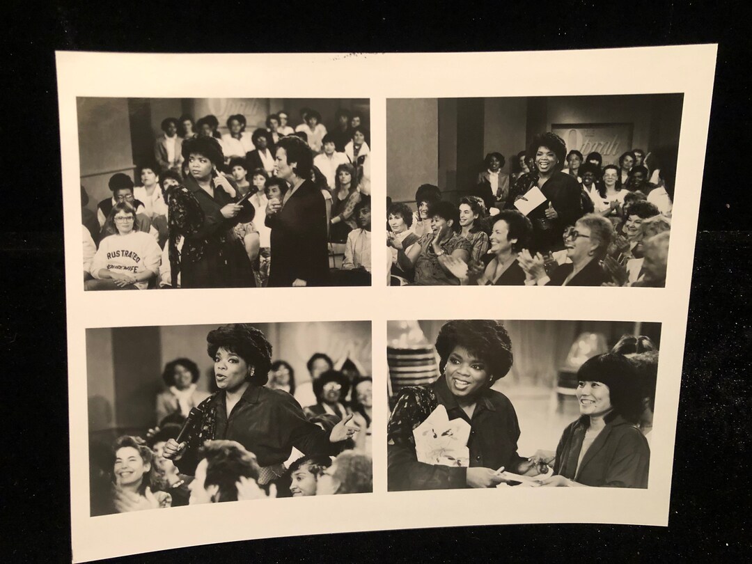 Original 1986 Oprah Winfrey Show TV Show ABC 8x10 Promo Photo ...