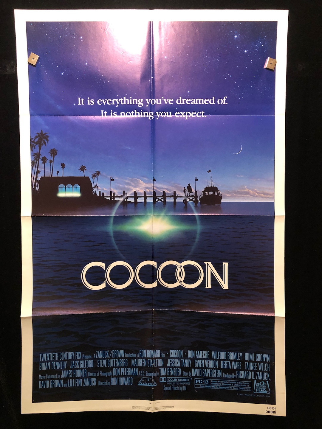Original 1985 Cocoon One Sheet Movie Poster Don Ameche, Ron Howard ...