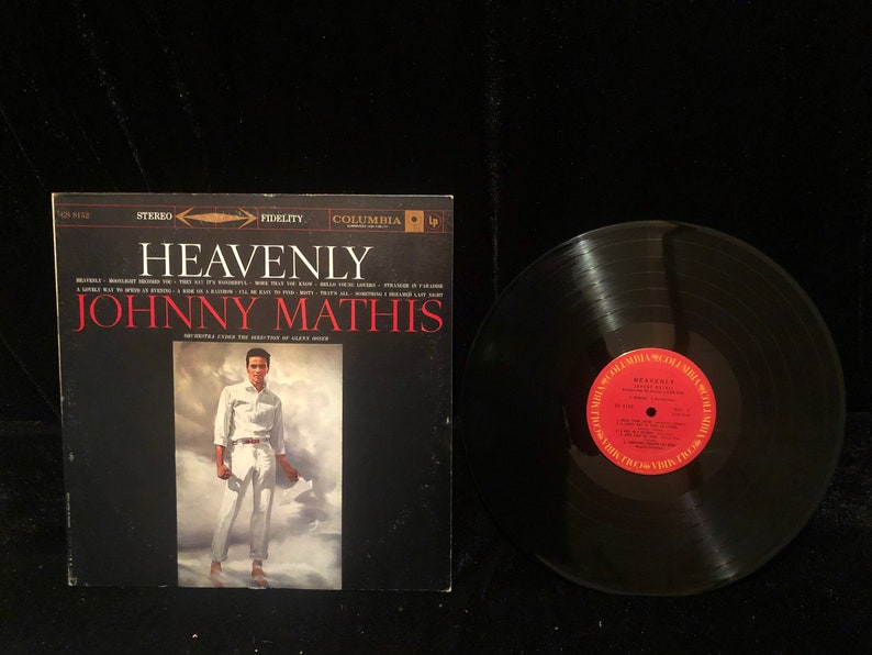 Original Vintage 1959 Johnny Mathis Heavenly Vinyl Record LP - Etsy