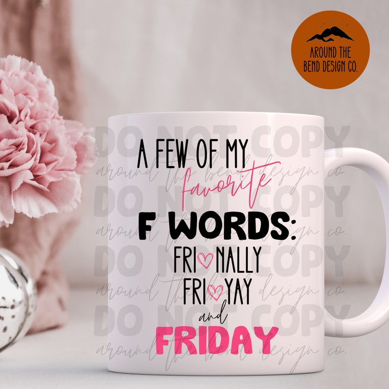 F Word Friday Friyay Frinally Png Jpg Digital Download Happy Friday ...