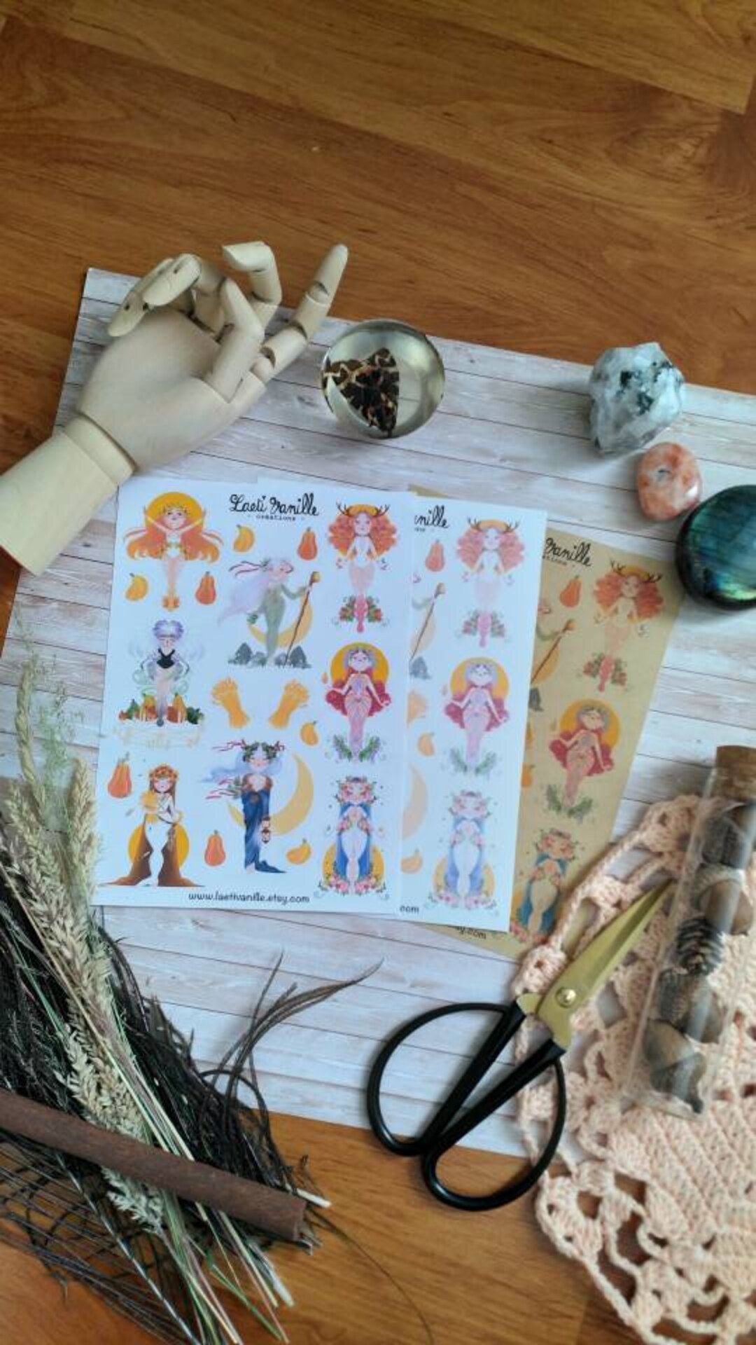 Stickers Die Cut celtic Festival Nymphs - Etsy