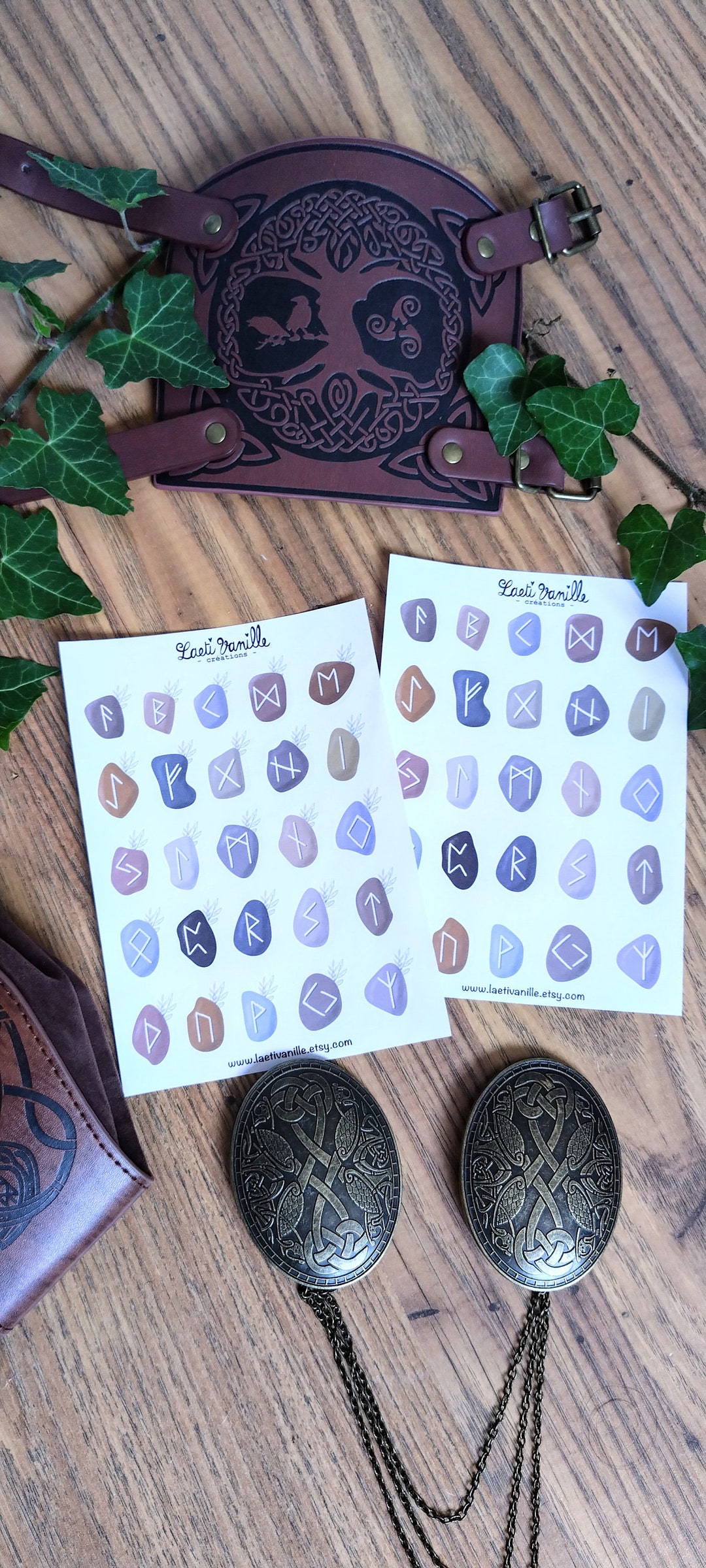 Stickers and Die Cut runes - Etsy
