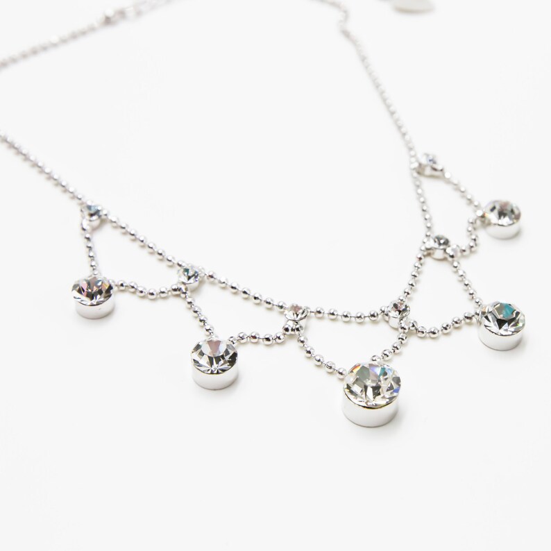 Silver Anklet Rhinestone Anklet Ankle Bracelet Foot - Etsy