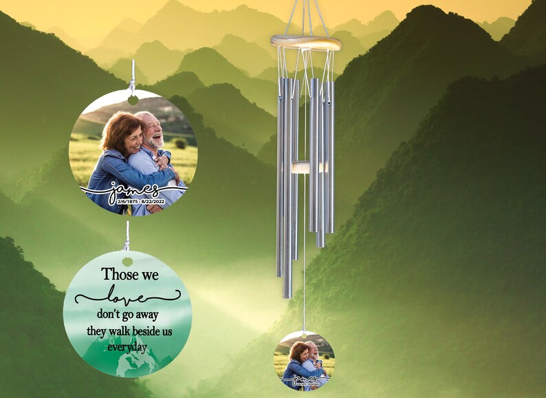Memorial Gift, Memorial Wind Chime, Remembrance Wind Chime, Bereavement ...