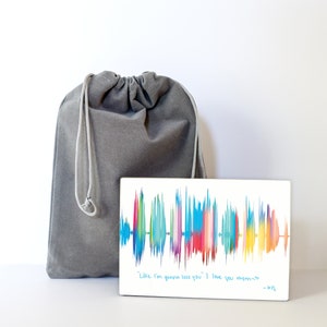 Sound Wave Art Handwriting Gift Sound Wave Sound Gifts Custom Sound ...