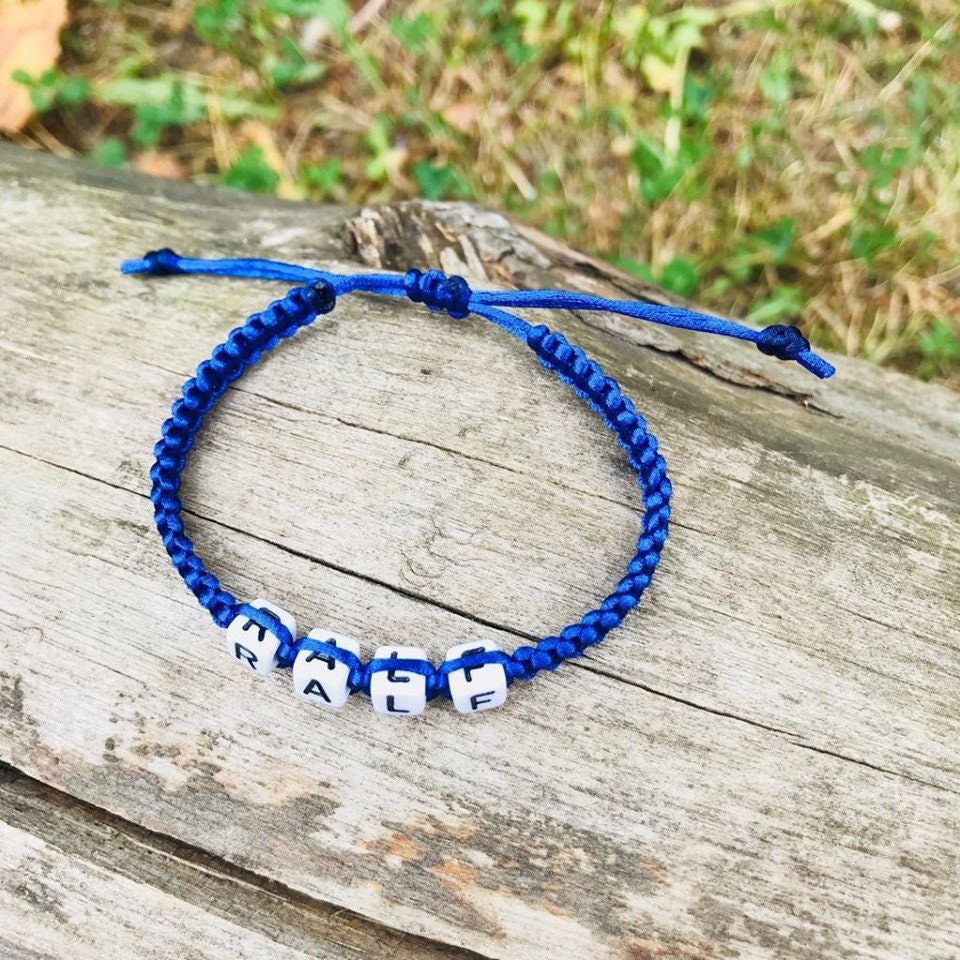 Name bracelet Personalized bracelets braided bracelet | Etsy