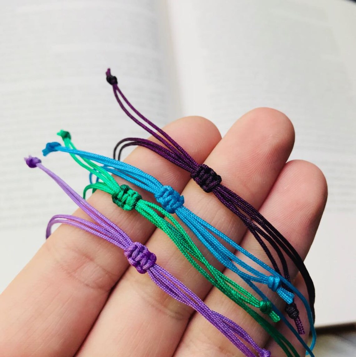 Adjustable String Bracelet Thin Bracelet Adjustable Men - Etsy