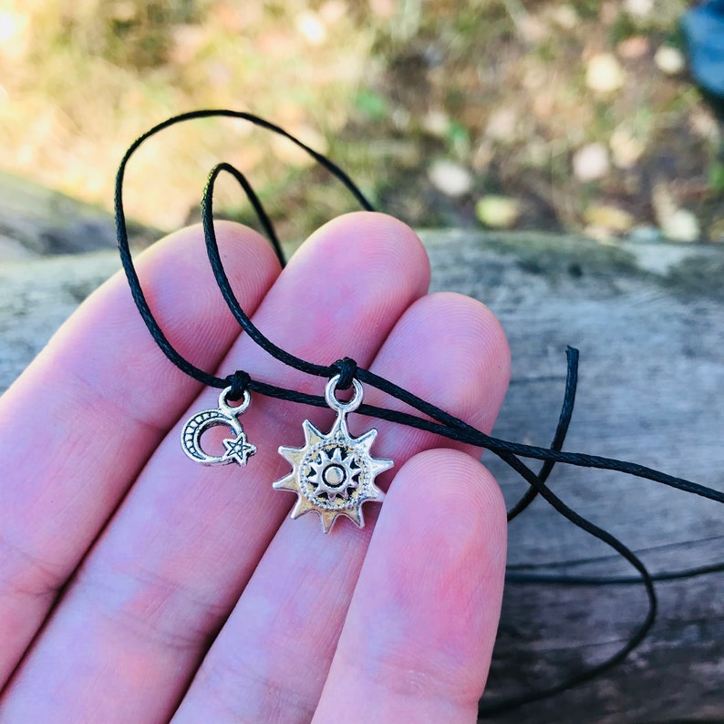 Sun and Moon Couples Bracelet SET of 2 Wish Bracelet Moon and | Etsy