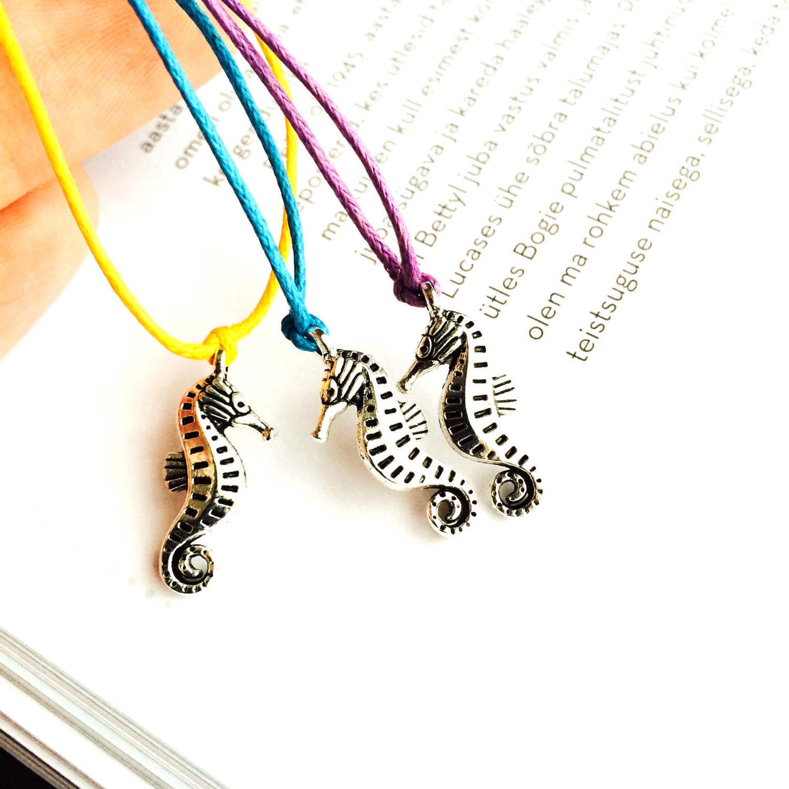 Seahorse Bracelet Wish Bracelet Cord Bracelet String - Etsy